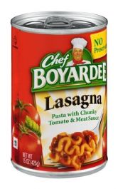Chef Boyardee Soup Lasagna
