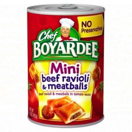 Chef Boyardee Soup Mini Beef Ravioli and Meatballs