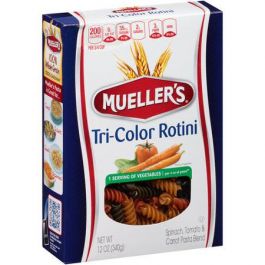 Mueller'S Tri-Color Rotini Pasta